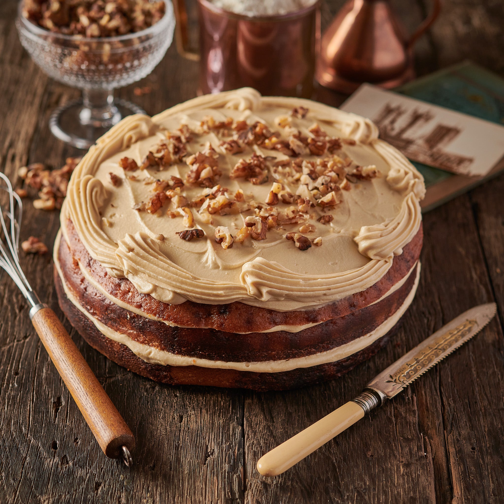 Espresso Coffee & Walnut Cake – Original Cake Cafe